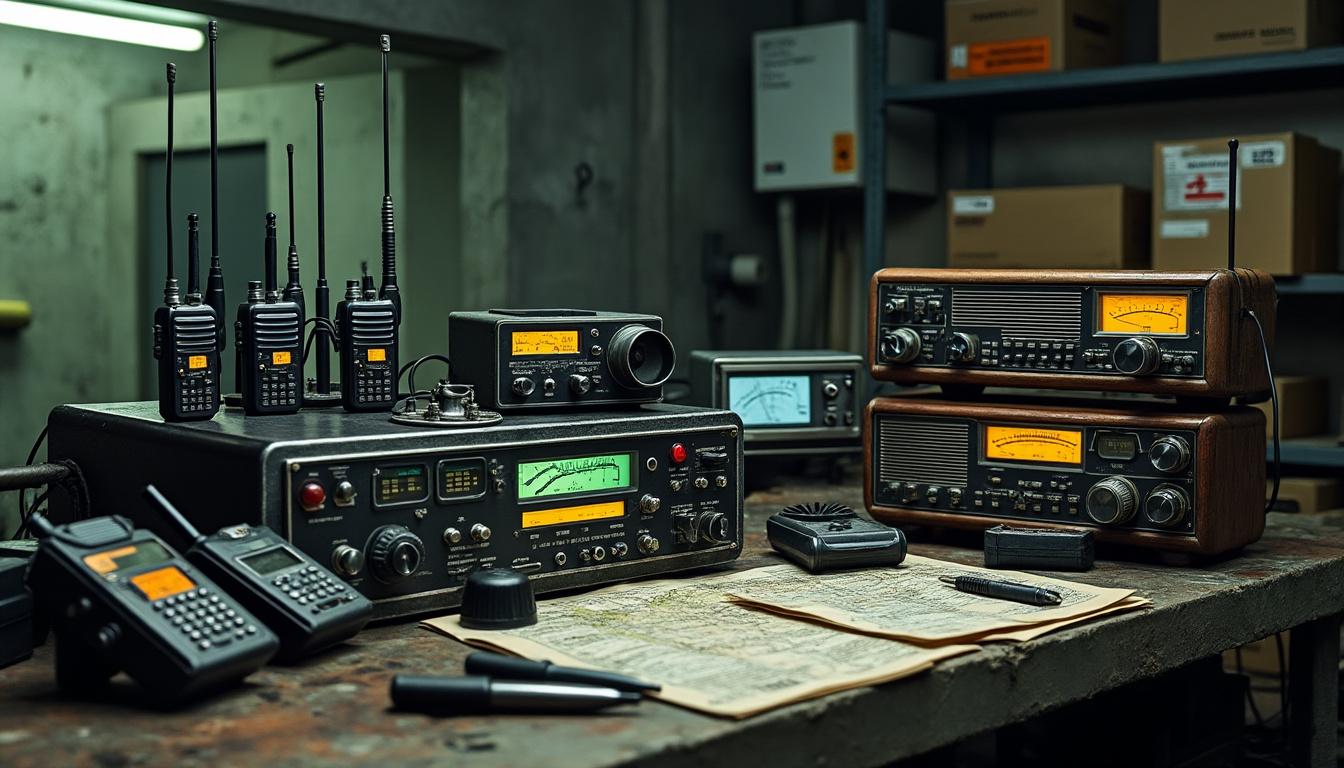les radios indispensables pour communiquer en abri antiatomique